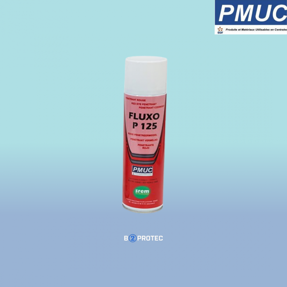FLUXO P125 PMUC PENETRANT COLORE RESSUAGE | b2protec